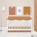 MINI Crib Bedding Set Boho Sun Crib Bedding Gender Neutral - Etsy
