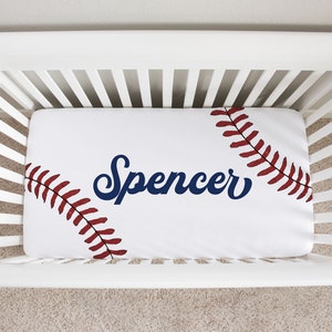 Baby Boy Crib Bedding Set, Baseball Crib Bedding, Sports Crib Bedding ...