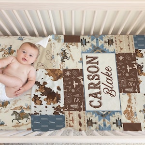 Cowboy Nursery Bedding Set, Western Baby Bedding, Western Crib Bedding ...