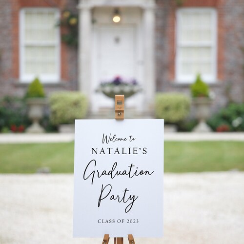 Graduation Party Welcome Sign Graduation Party Decorations - Etsy