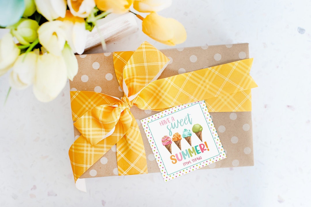 Have A Sweet Summer Tag, End of Year Class Treat Tag Printable ...