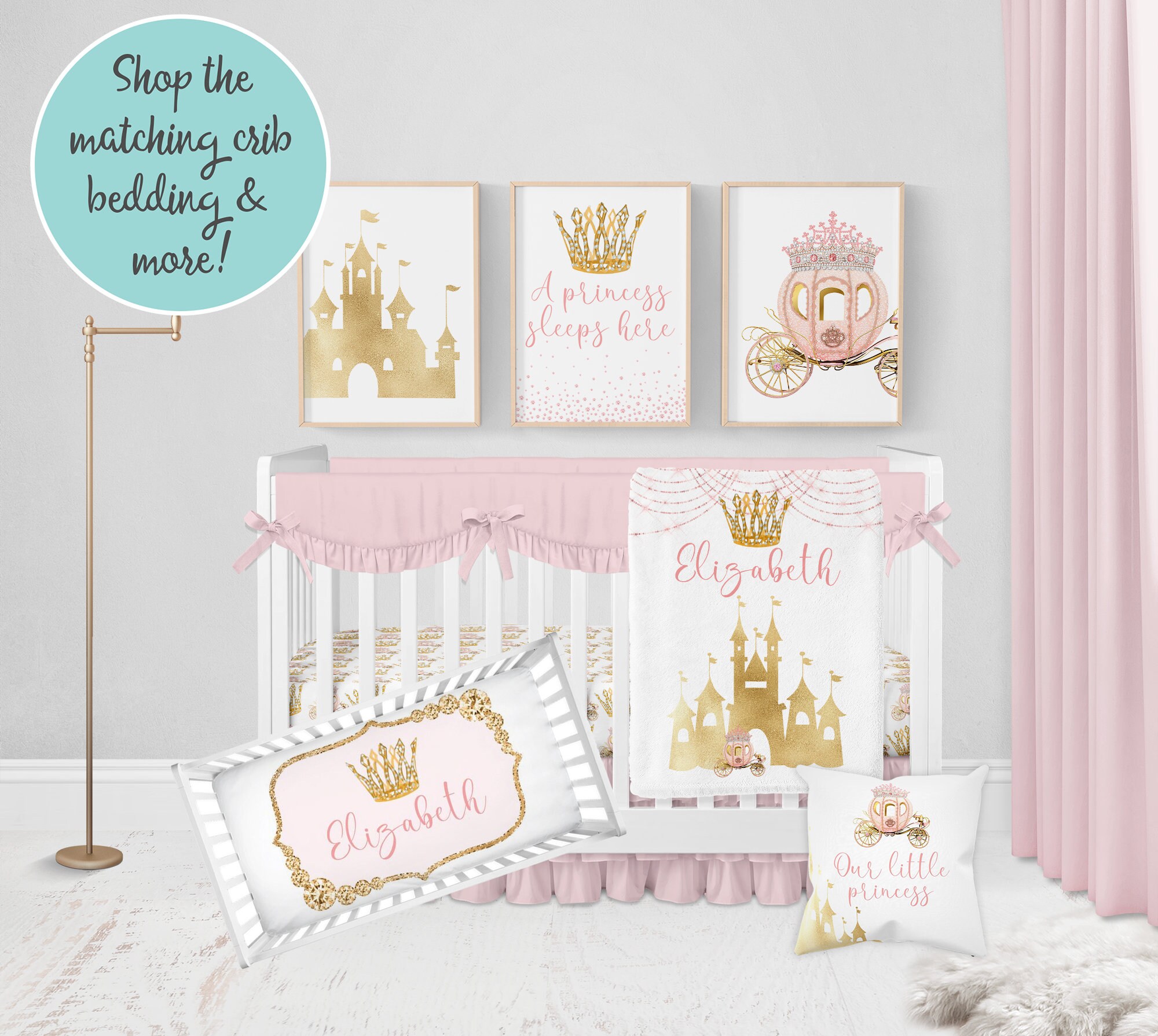 Pink Princess Bedding Girls Bedding Twin Duvet Cover Set - Etsy