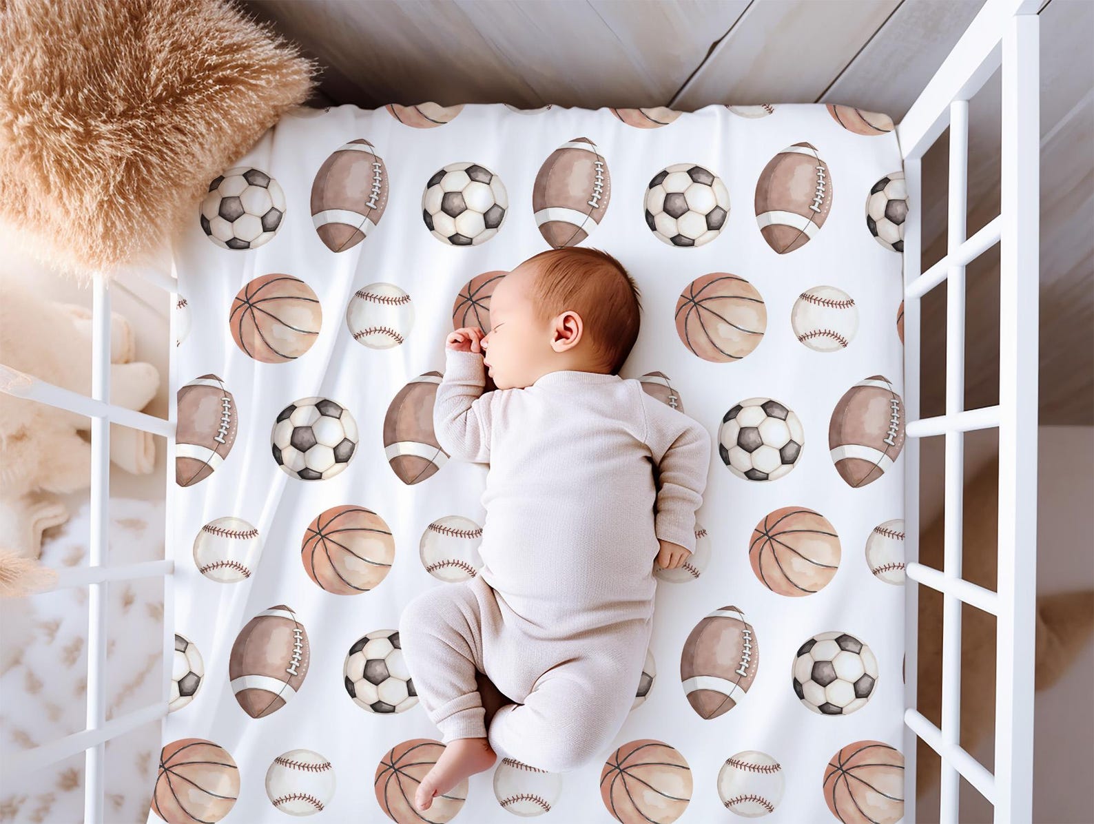 Sports Crib Sheets Boy, Sports Crib Bedding, Sports Baby Bedding ...