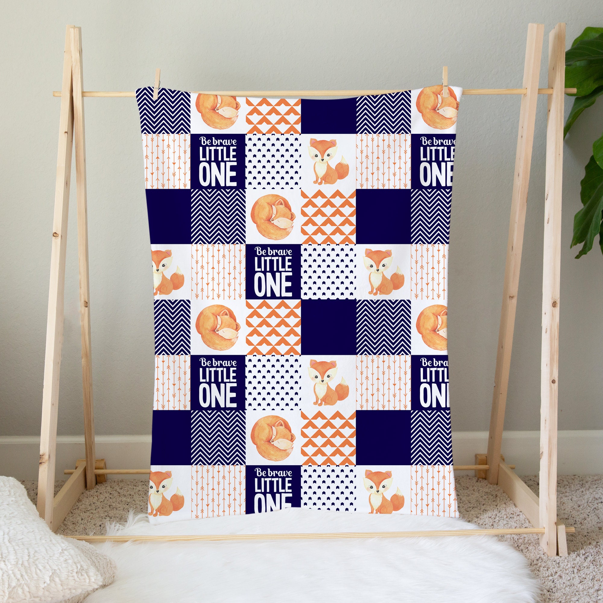 Fox Crib Bedding Set Fox Baby Bedding Baby Boy Crib Bedding | Etsy
