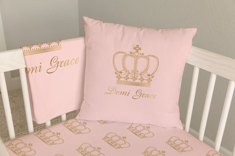 Princess Crib Bedding Set Baby Girl Crib Bedding Set - Etsy