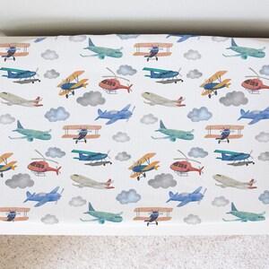 Airplane Crib Bedding Set Boy, Baby Boy Crib Bedding Sets, Airplane ...