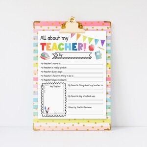 Teacher Appreciation Gift, Teacher Appreciation Week Printable, All ...