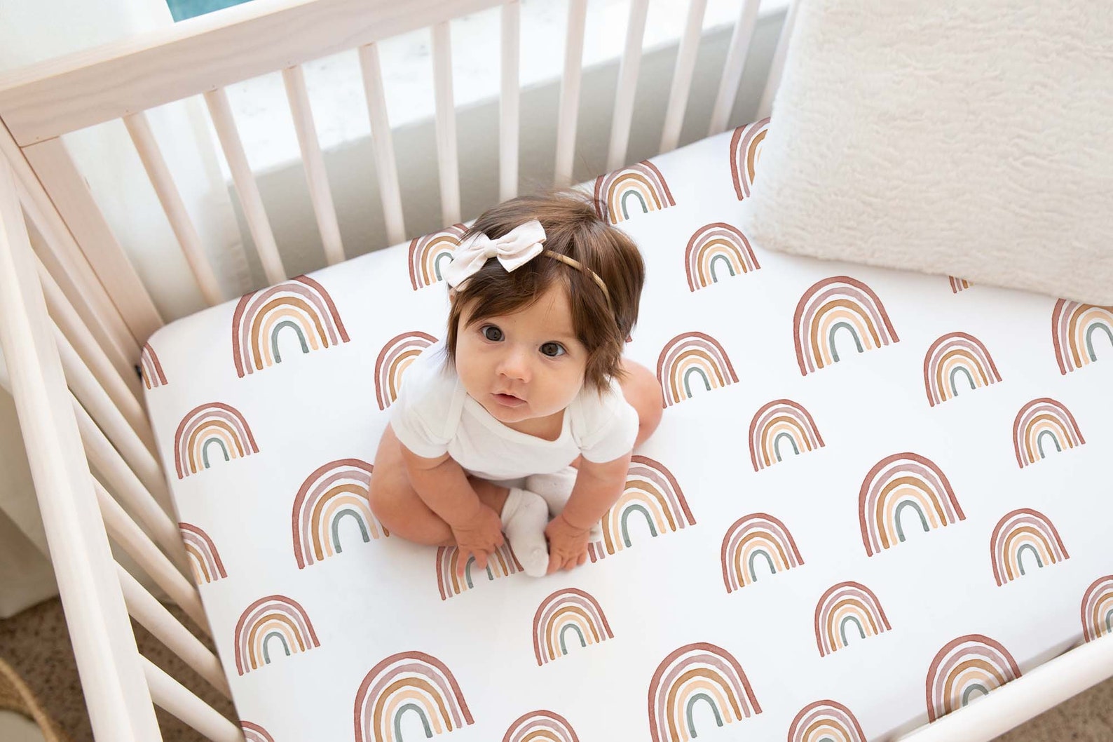 Boho Crib Bedding Set Rainbow Crib Bedding You Are My - Etsy