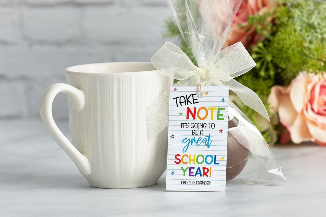 Back to School Tags, Take Note Tag, Pen Marker Gift for Teacher ...