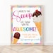 Here's the Scoop Teacher Appreciation Week Printable, Ice Cream Sign ...