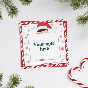 Editable Elf Note Cards, Mini Elf Notes Printable, Christmas Elf Ideas ...
