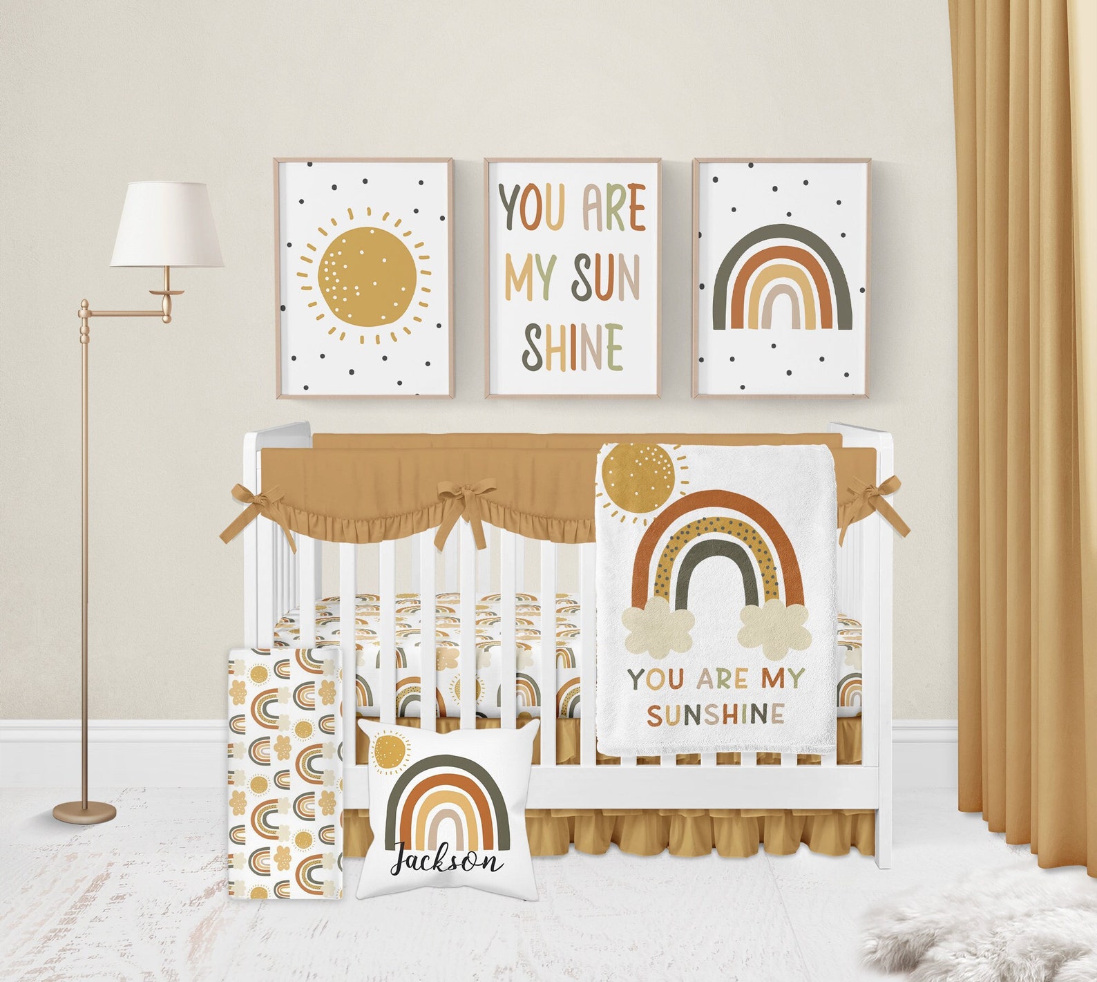Boho Crib Bedding Set Baby Boy Crib Bedding Boho Nursery - Etsy