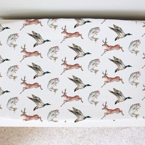 Hunting Nursery Bedding Set, Baby Boy Bedding, Deer Crib Bedding Set ...