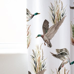 Mallard Duck Curtains, Mallard Duck Nursery Curtains, Boy Curtains ...