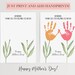 Grandma Gift, Mothers Day Handprint Art Printable, Gifts for Grandma ...