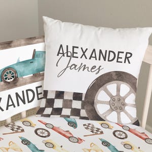 Baby Boy Crib Bedding Set, Car Crib Bedding Set Boy, Cars Nursery ...