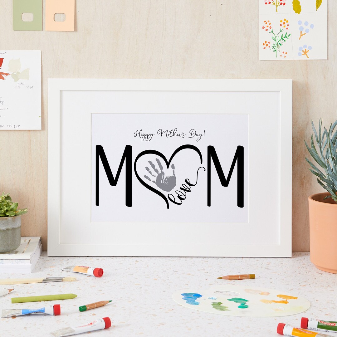 Mothers Day Handprint Art Printable, Mothers Day Handprint Craft ...