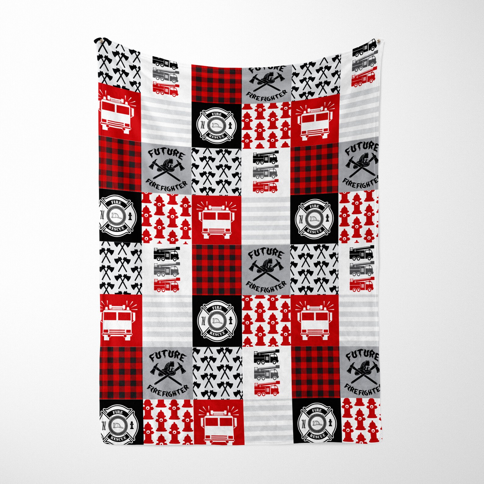 Firefighter Baby Bedding Boy Crib Bedding Set Firefighter | Etsy