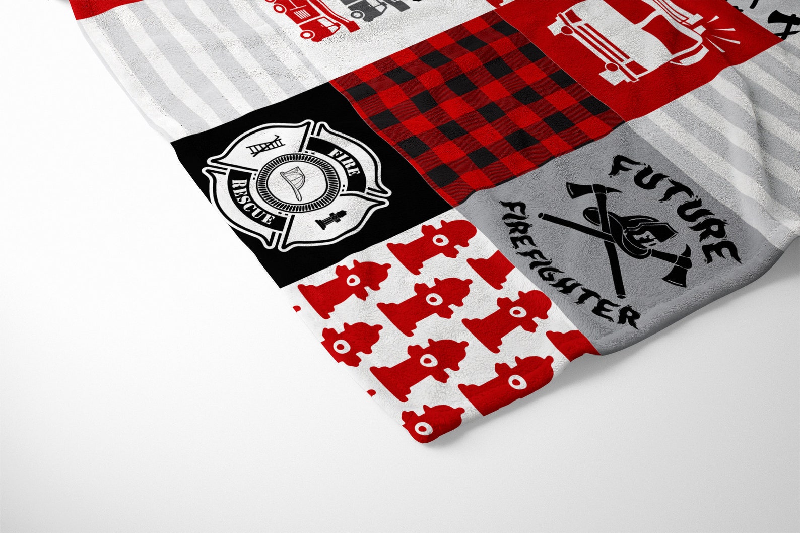 Firefighter Baby Bedding, Boy Crib Bedding Set, Firefighter Nursery ...
