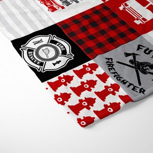 Firefighter Baby Bedding, Boy Crib Bedding Set, Firefighter Nursery ...