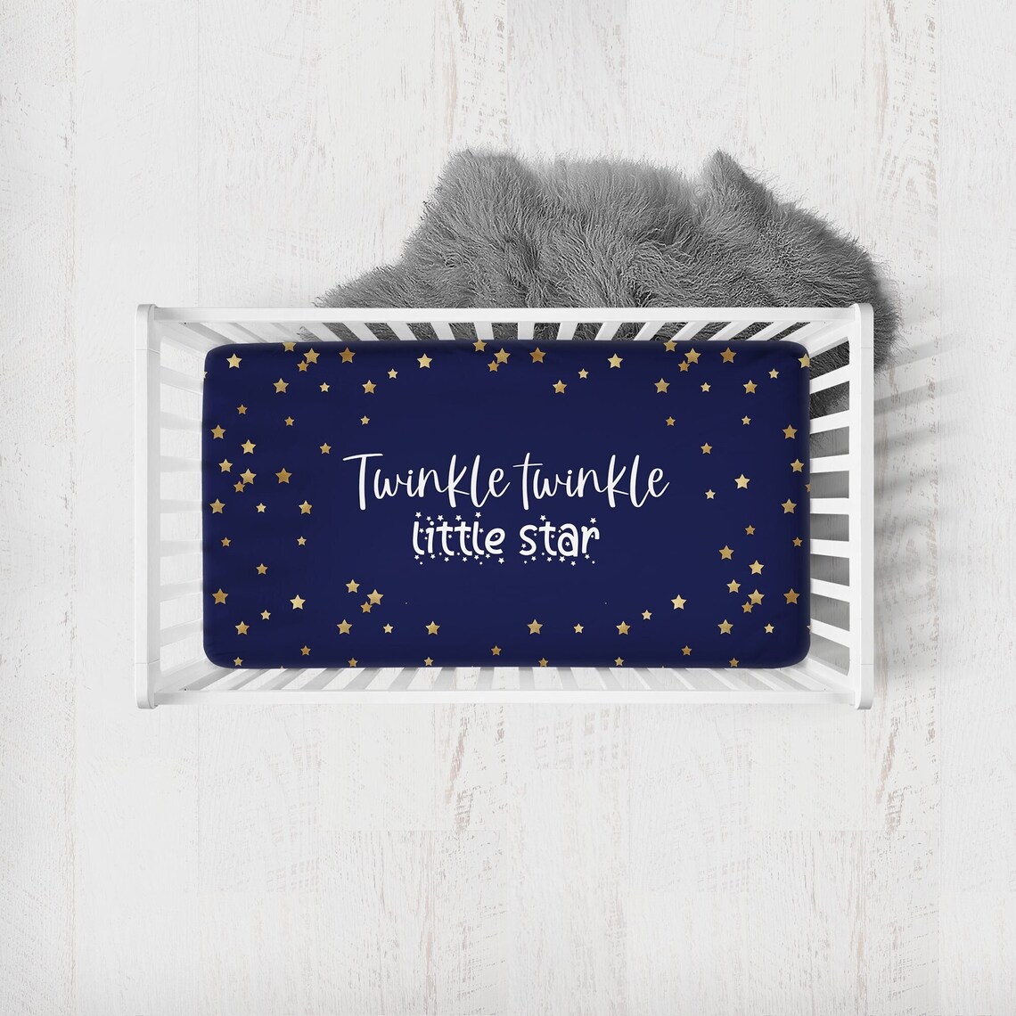 Twinkle Twinkle Little Star Crib Sheet Stars Crib Bedding - Etsy