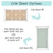 Boho Crib Bedding Set Girl, Crib Sheets Girl, Boho Floral Nursery ...