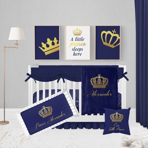 Prince Crib Sheet, Crib Sheets Boy, Prince Crib Bedding, Prince Nursery ...