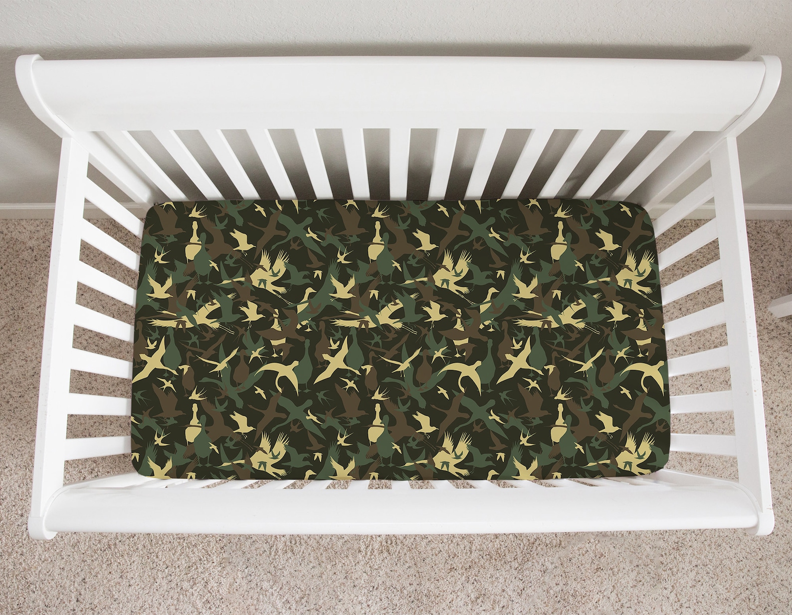 Mallard Duck Hunting Crib Sheet Crib Sheet Boy Camo Crib - Etsy