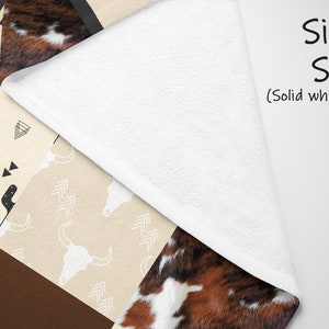 Personalized Western Baby Blanket, Baby Boy Blanket, Western Crib ...