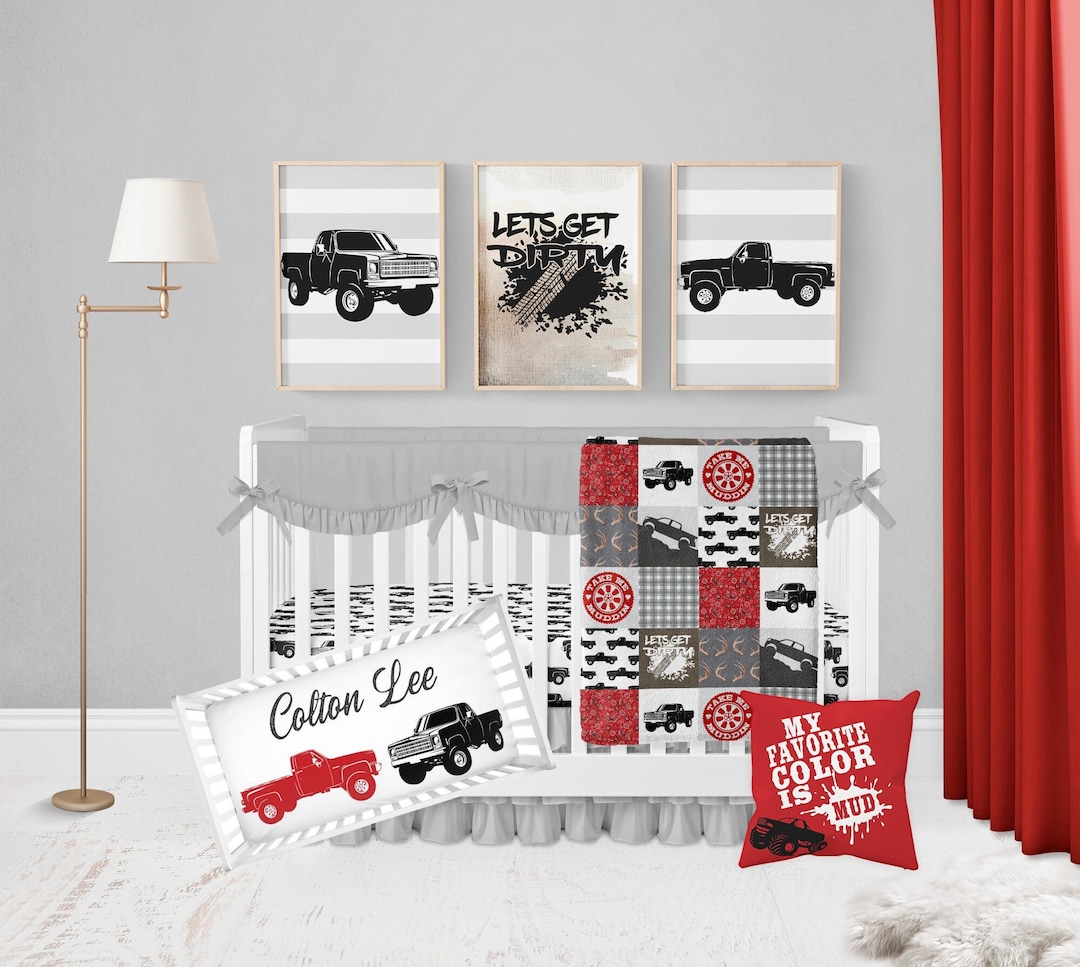 Country Crib Bedding, Baby Boy Crib Bedding Set, Country Baby Boy ...