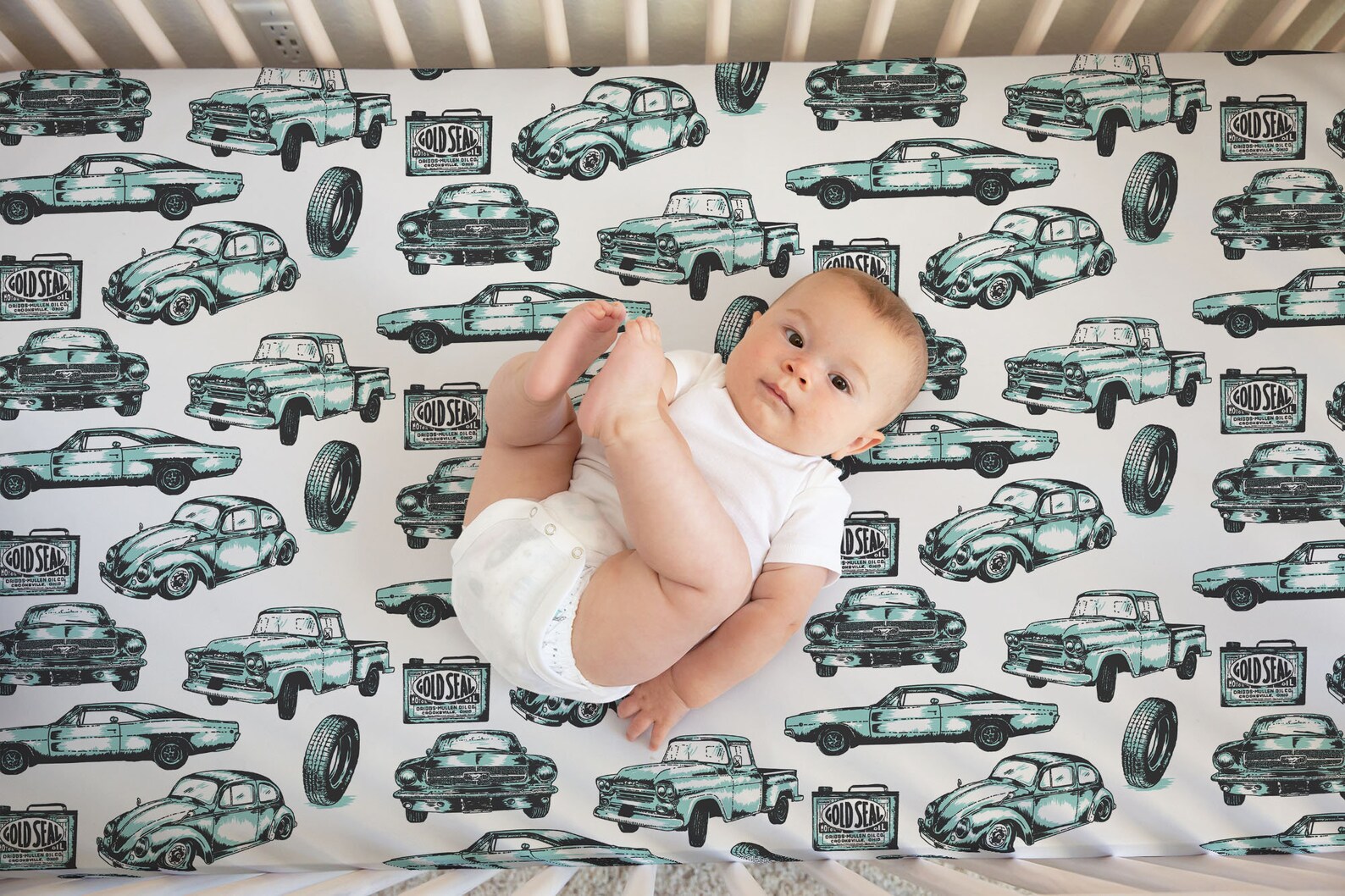 Car Crib Bedding Set Personalized Boy Crib Bedding Truck - Etsy