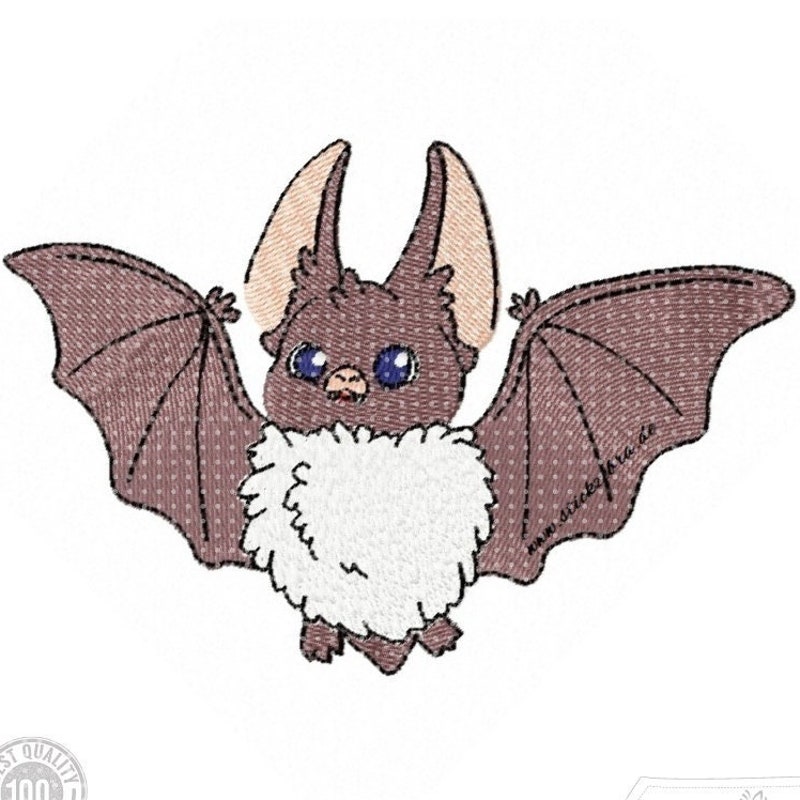 Bat Embroidery - Etsy