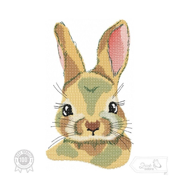 Rabbit Embroidery - Etsy