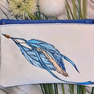 Feather Embroidery Design, Boho Indianer Motif, Pattern for Machine ...