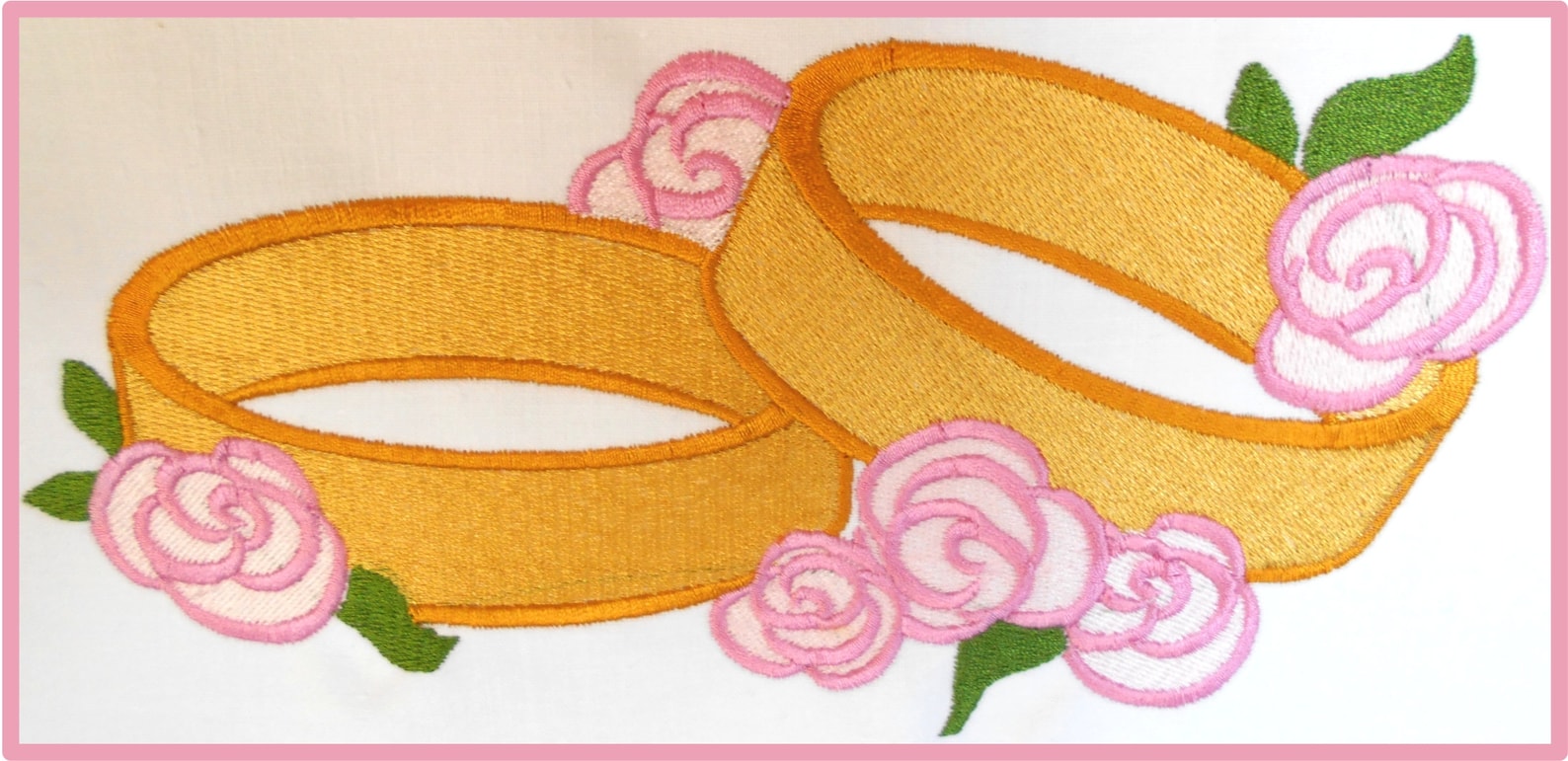 Ring Embroidery Design, Wedding Ring Motif, Pattern for Machine ...