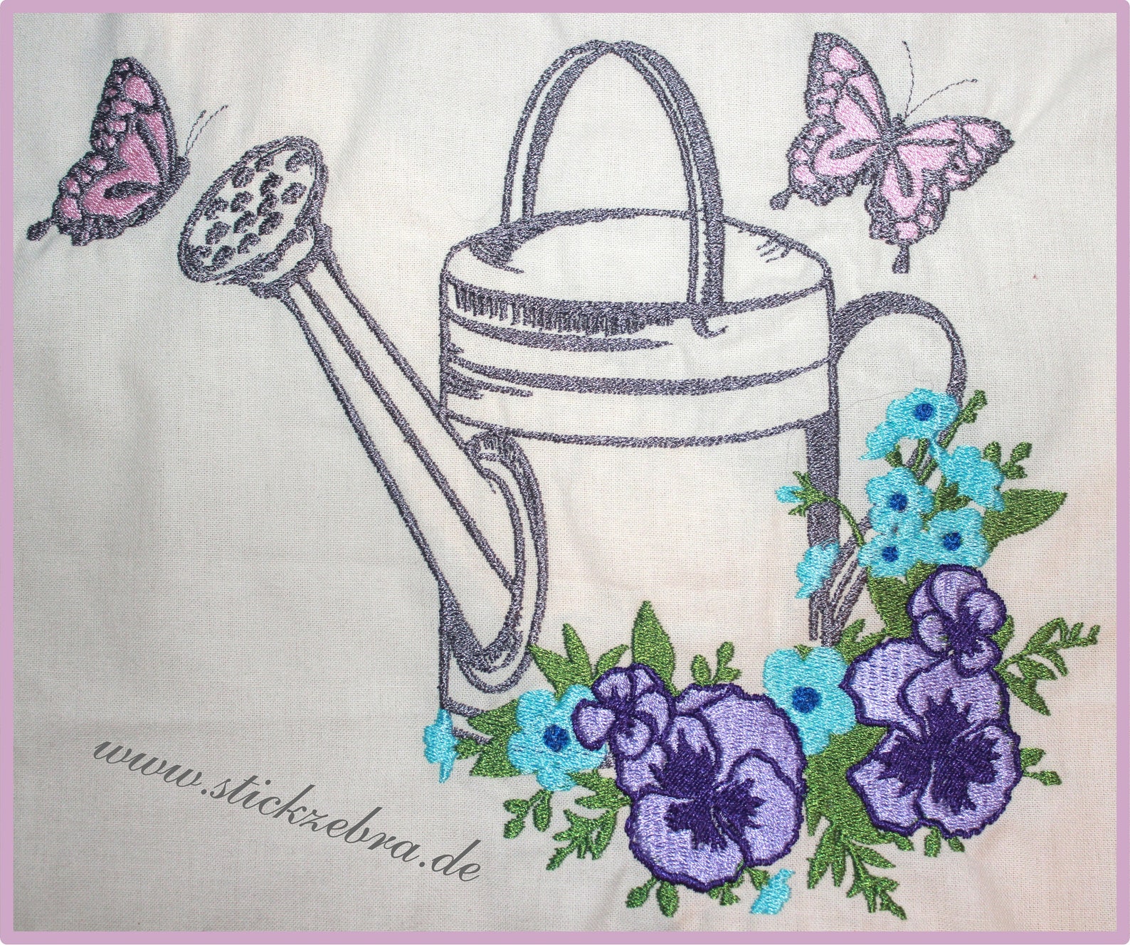 Watering Can Embroidery Design, Watering Can Motif, Pattern for Machine ...