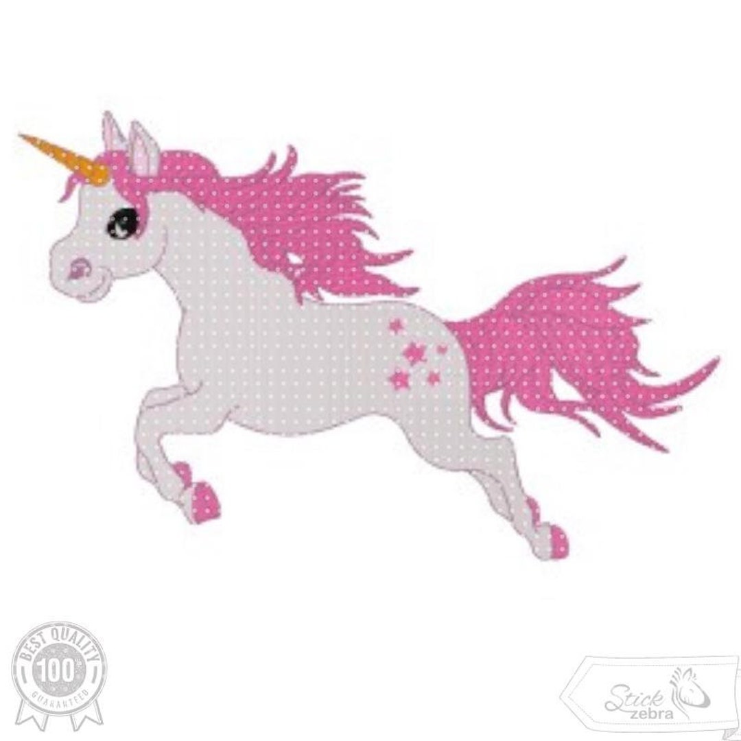 Unicorn Horse Embroidery Design, Unicorn Kids Design, Baby and Girl ...