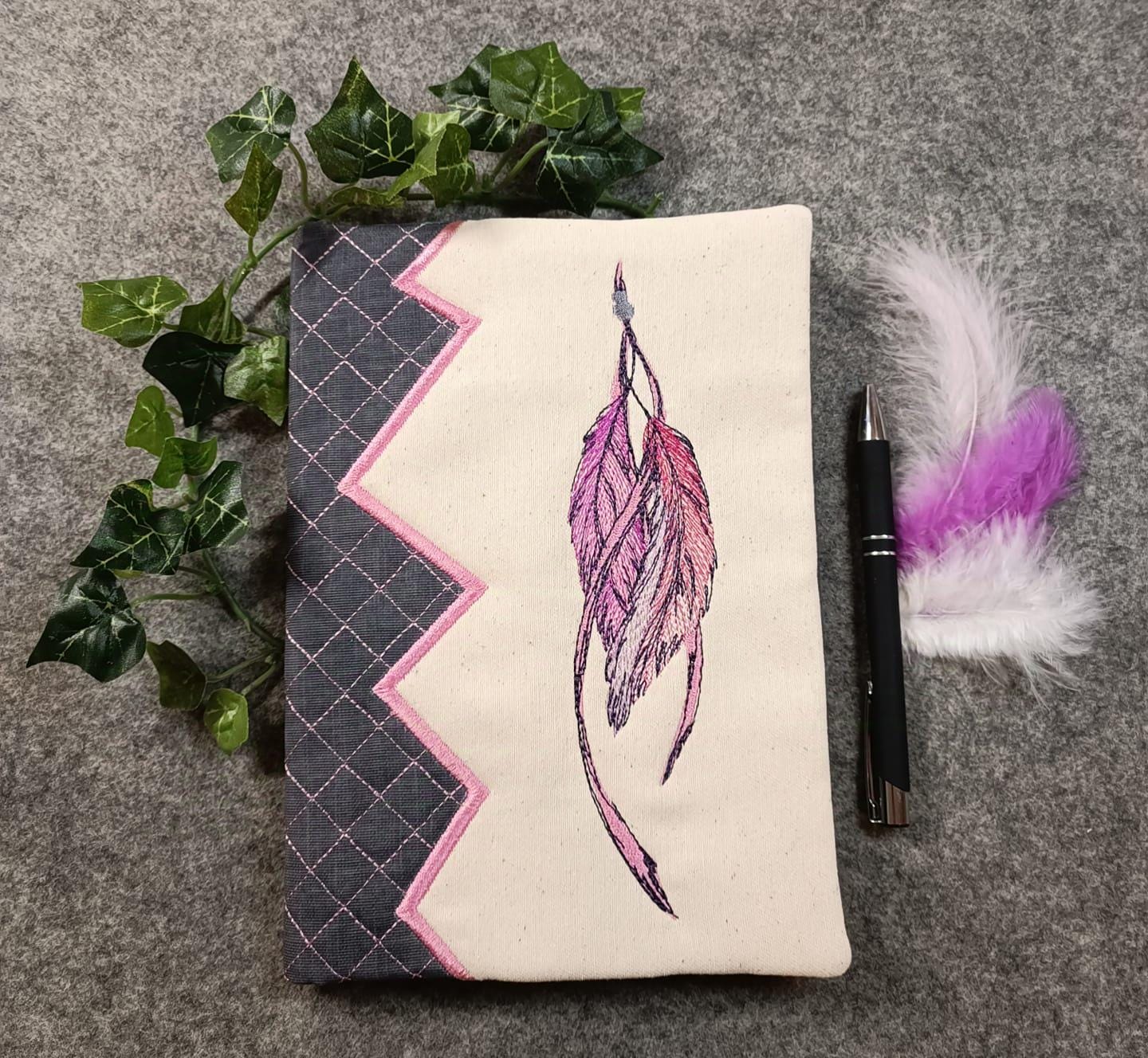 Feather Embroidery Design, Boho Indianer Motif, Pattern for Machine ...
