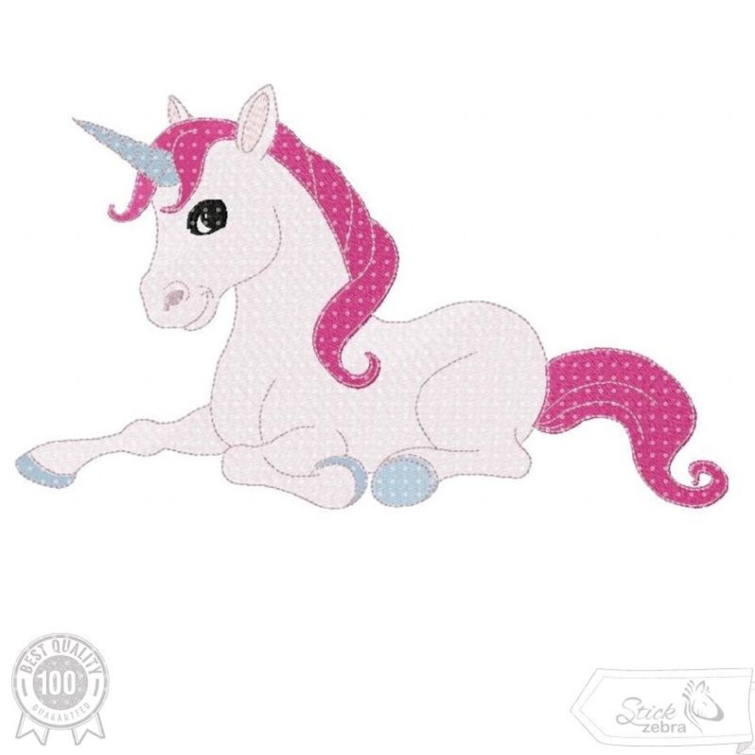 Unicorn Horse Embroidery Design, Unicorn Kids Design, Baby and Girl ...