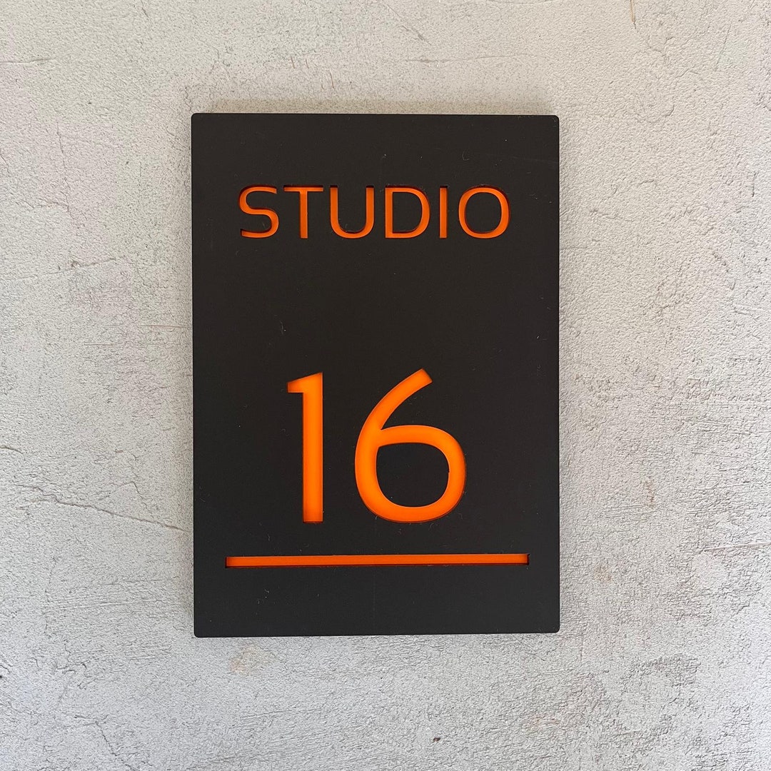 Modern House Number Signs for Yard, Large House Number, Outdoor Number ...