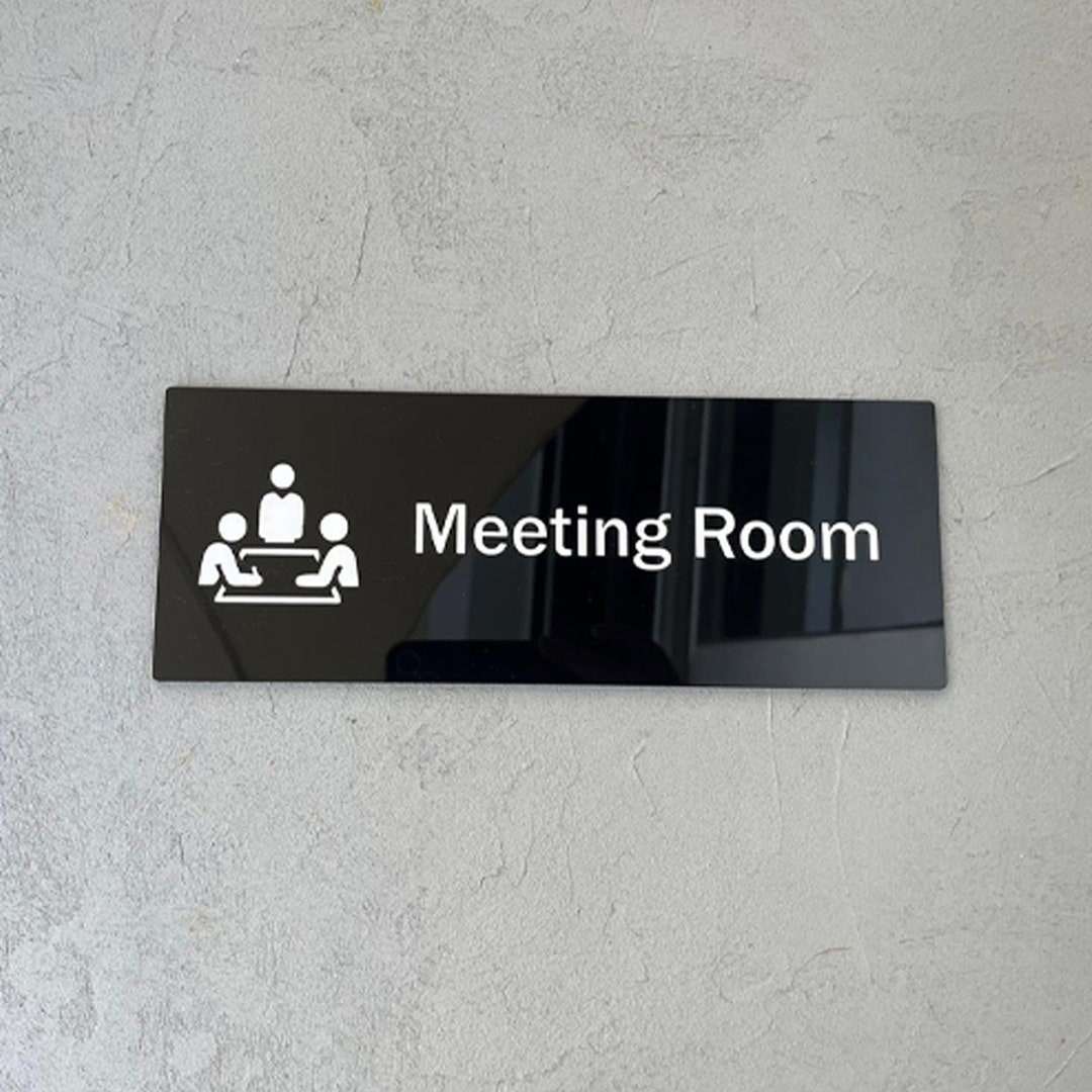 Acrylic Business Sign, Media Room Sign, Dining Room Sign, North ...