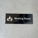 Acrylic Business Sign, Media Room Sign, Dining Room Sign, North ...