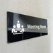 Acrylic Business Sign, Media Room Sign, Dining Room Sign, North ...