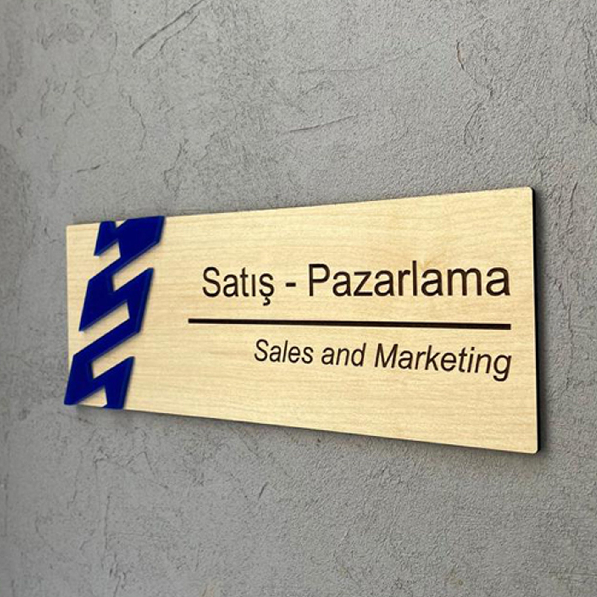 Office Door Name Plaque, Name Plate for Doors or Walls Sign, Custom ...