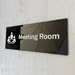 Acrylic Business Sign, Media Room Sign, Dining Room Sign, North ...