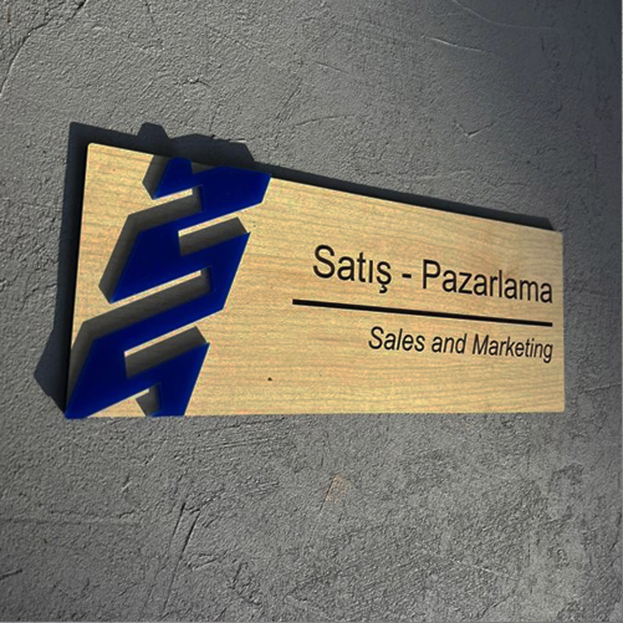 Office Door Name Plaque, Name Plate for Doors or Walls Sign, Custom ...