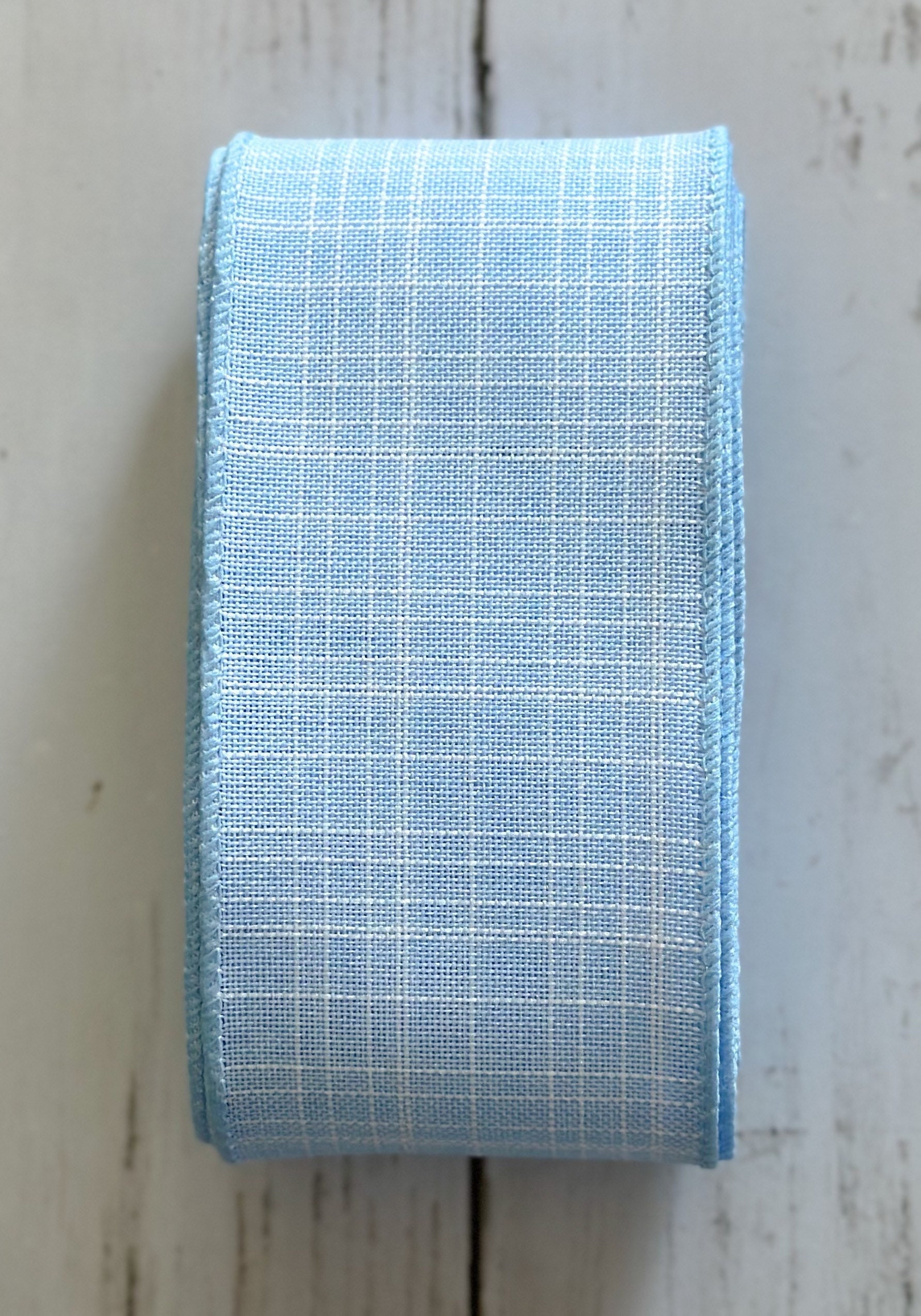 Baby Blue and White Weave Pattern 5 Yards-2.5 Wide Wire - Etsy