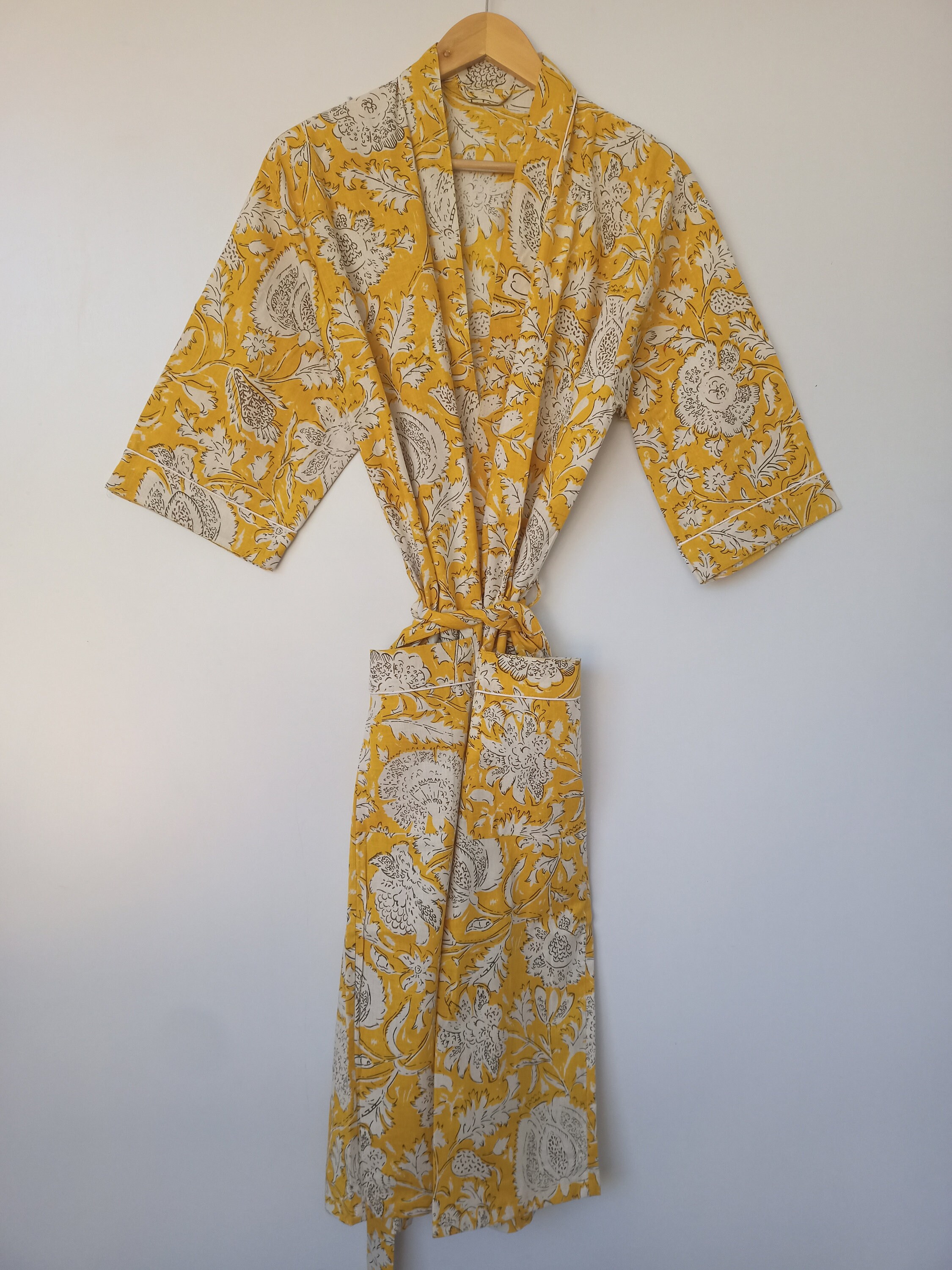 Floral Print Robes, Bridesmaid Kimono Robe, Floral Kimono, Beautiful ...