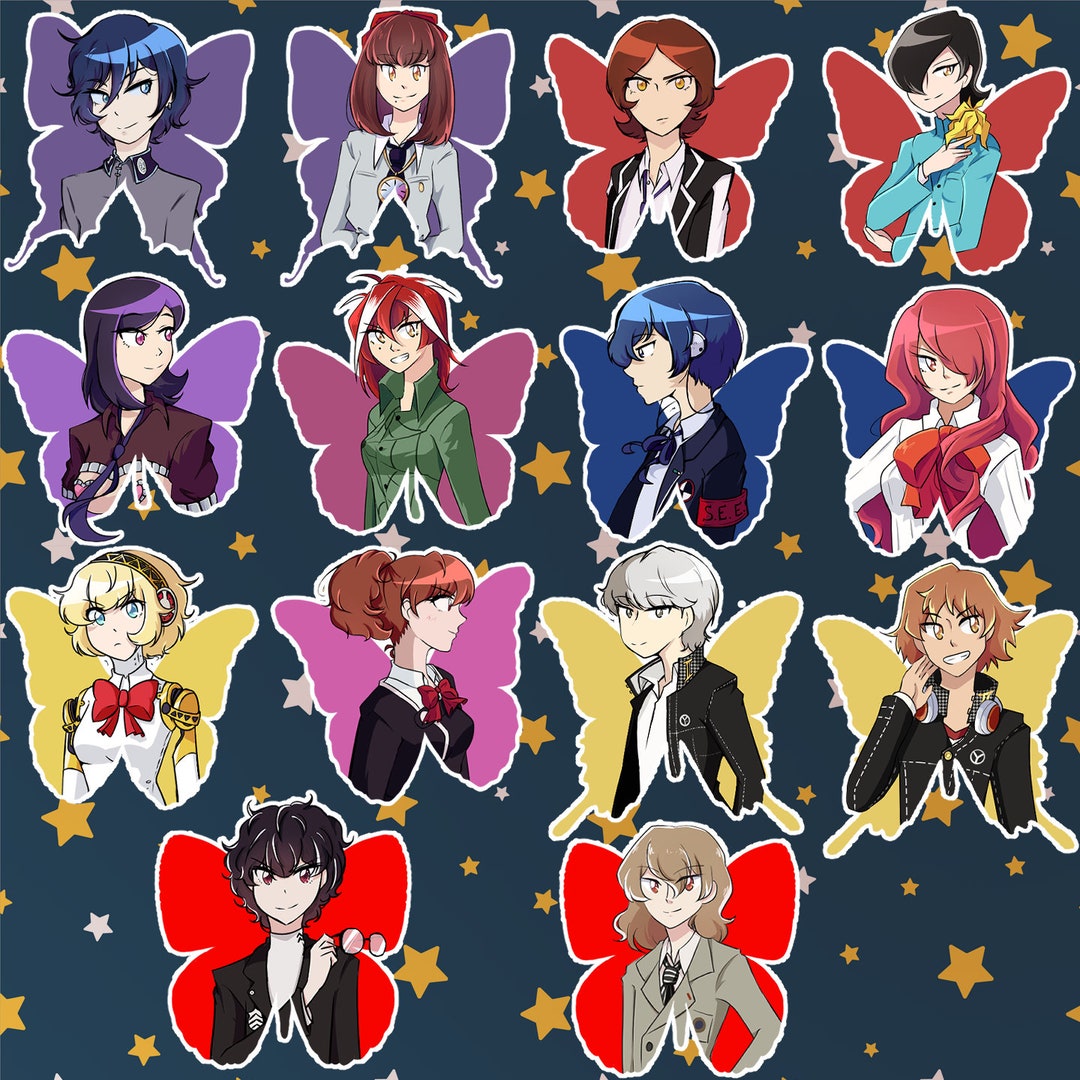 Persona Characters Acrylic Charms - Etsy