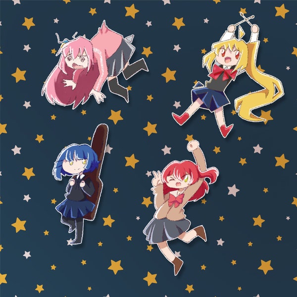 Bocchi the Rock Keychain - Etsy